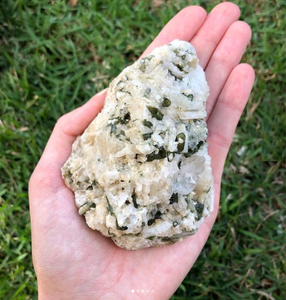 Turmalina Verde - Cristais Bragança