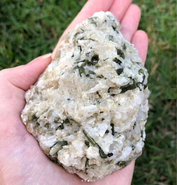 Turmalina Verde - Cristais Bragança